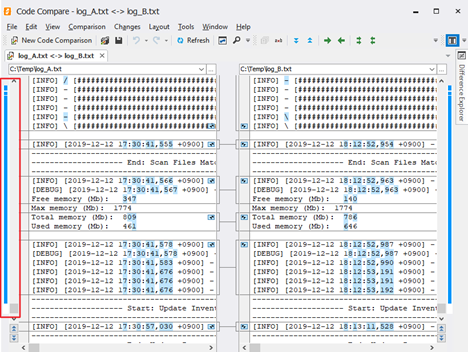 Preparing Scan Logs for Side-by-Side Comparison - Unified Agent