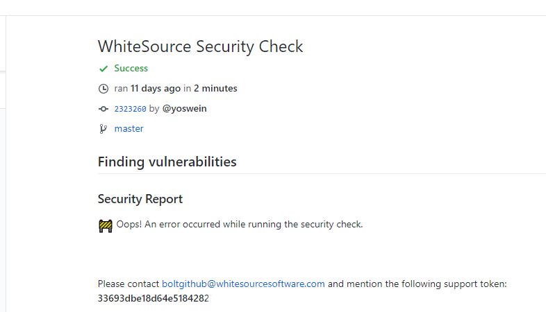 Mend Bolt for GitHub