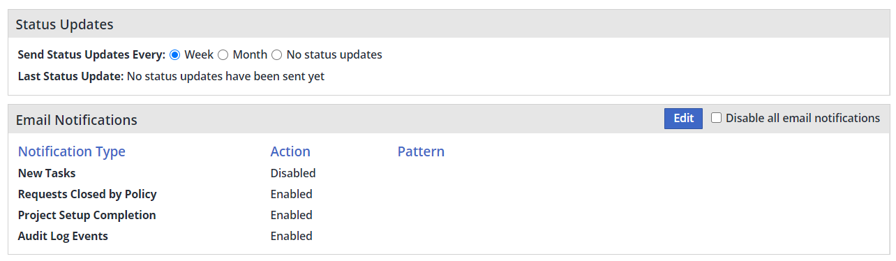 Configuring Notification Settings