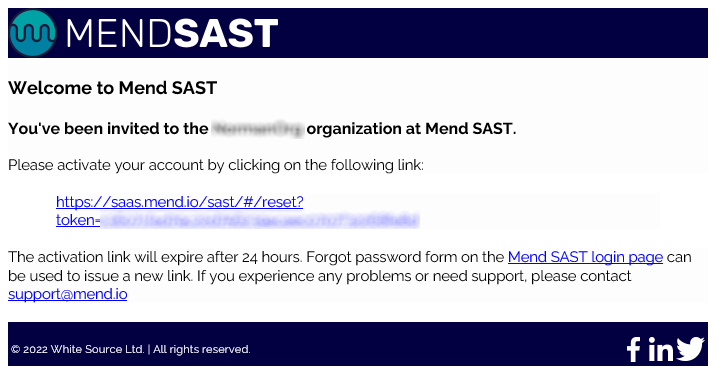 The Mend SAST Web-Based Application