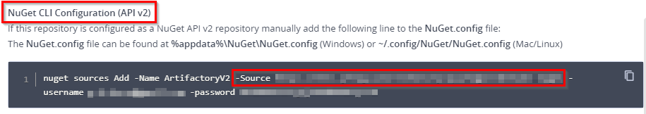 NuGet with JFrog Artifactory - Host Rule Implementation