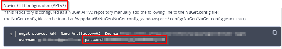 NuGet with JFrog Artifactory - Host Rule Implementation