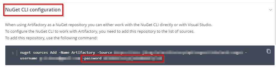 NuGet with JFrog Artifactory - Host Rule Implementation