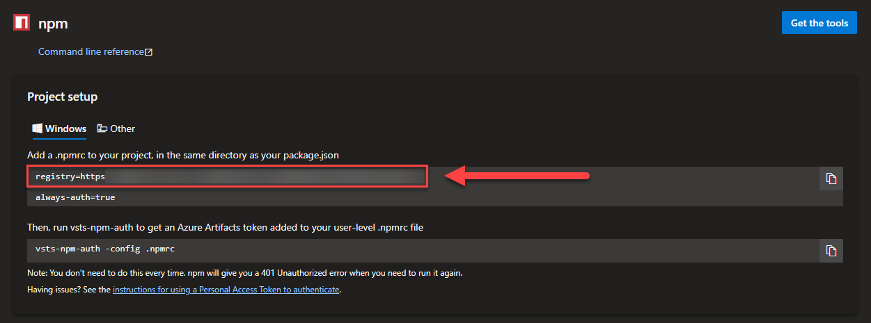 NPM with Azure Artifacts - Host Rule Implementation
