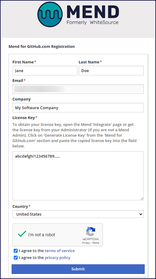 Install Mend for GitHub.com