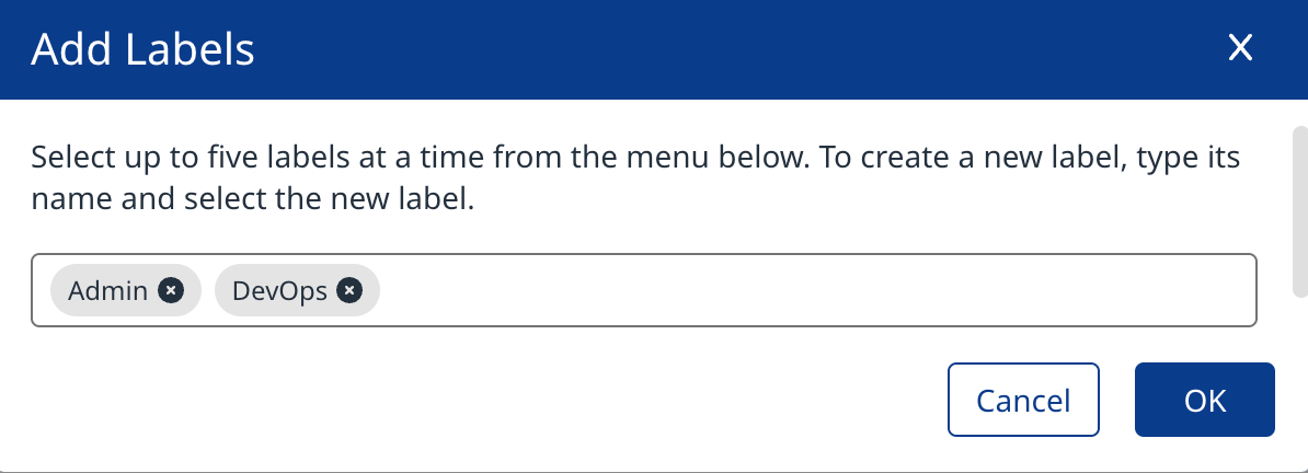 Create and Assign Labels to Applications in the Mend Platform