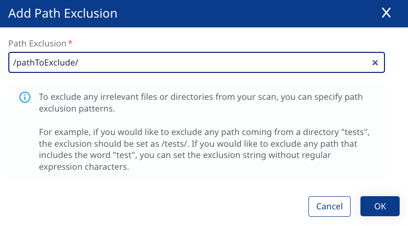 Create Code Scan Configurations per Project