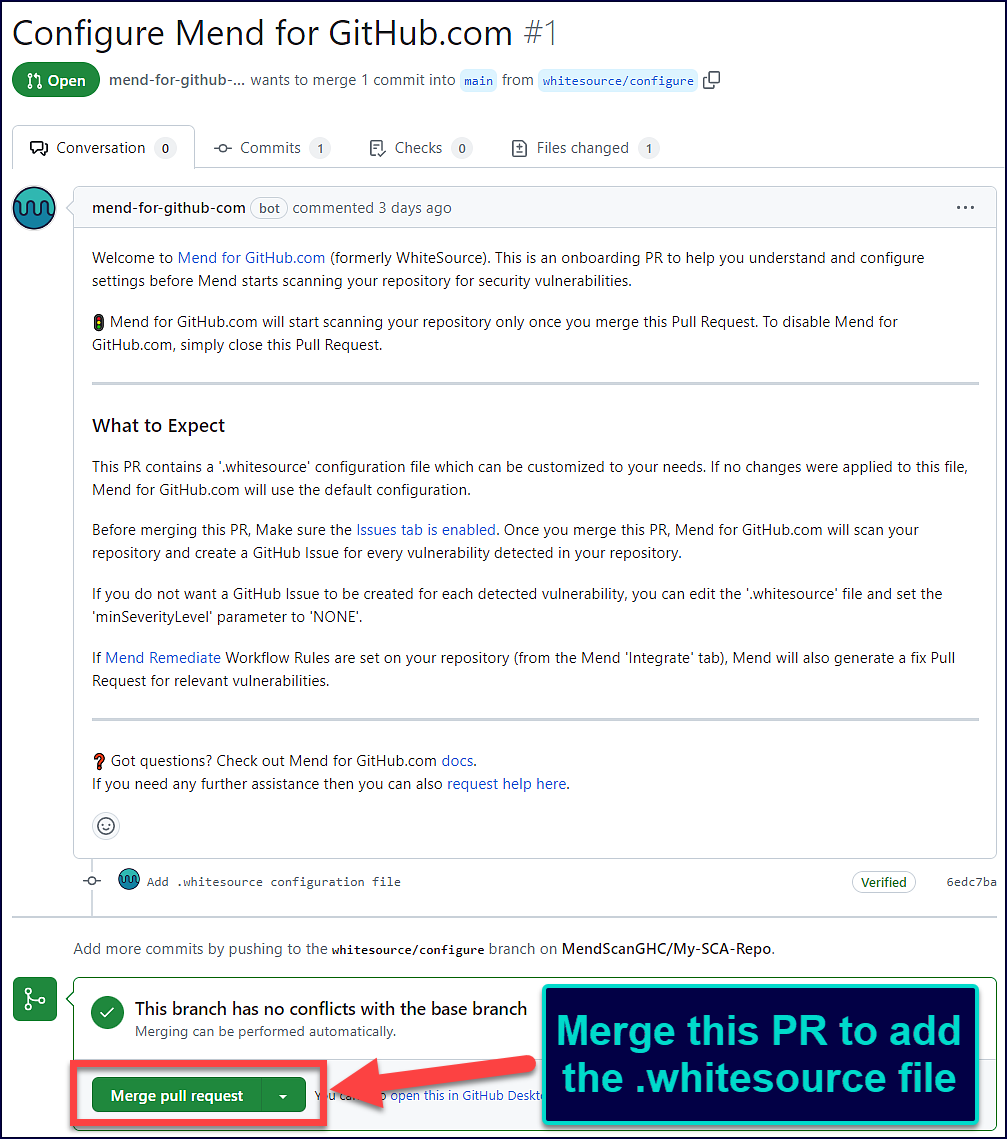 Understand Mend for GitHub.com