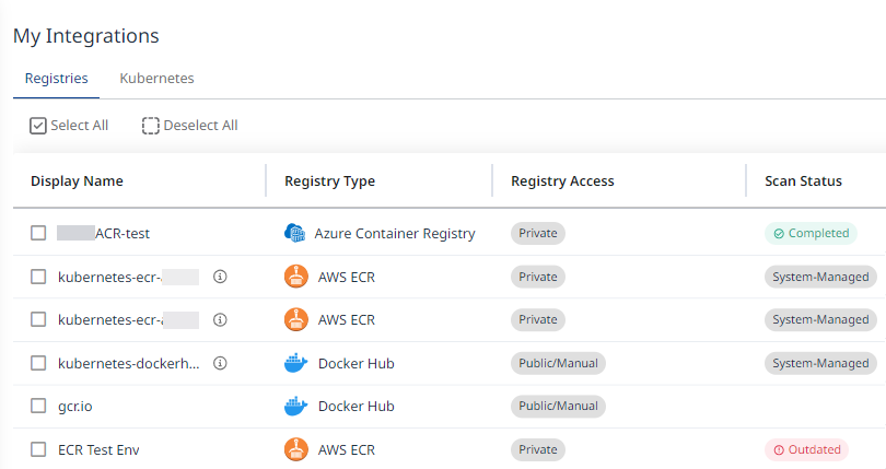 Scan your Private Image Registries with Mend Container