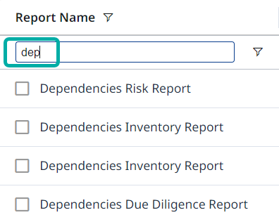 Reports in the Mend Platform