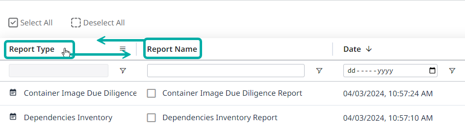 Reports in the Mend Platform