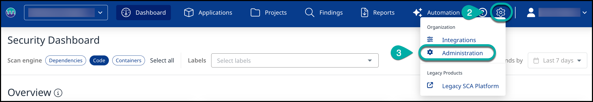 Create Global Code Scan Configuration