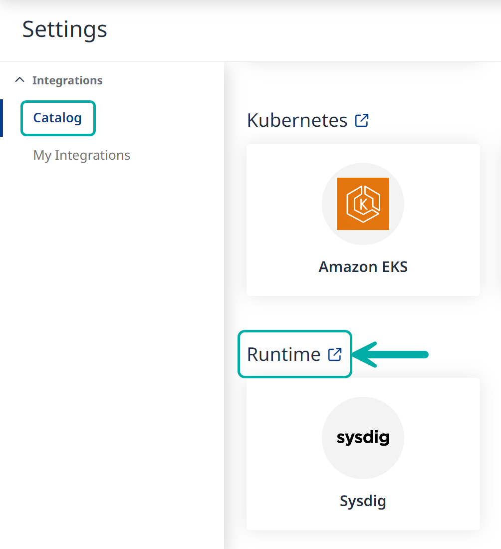 Mend Container Runtime Sysdig Integration